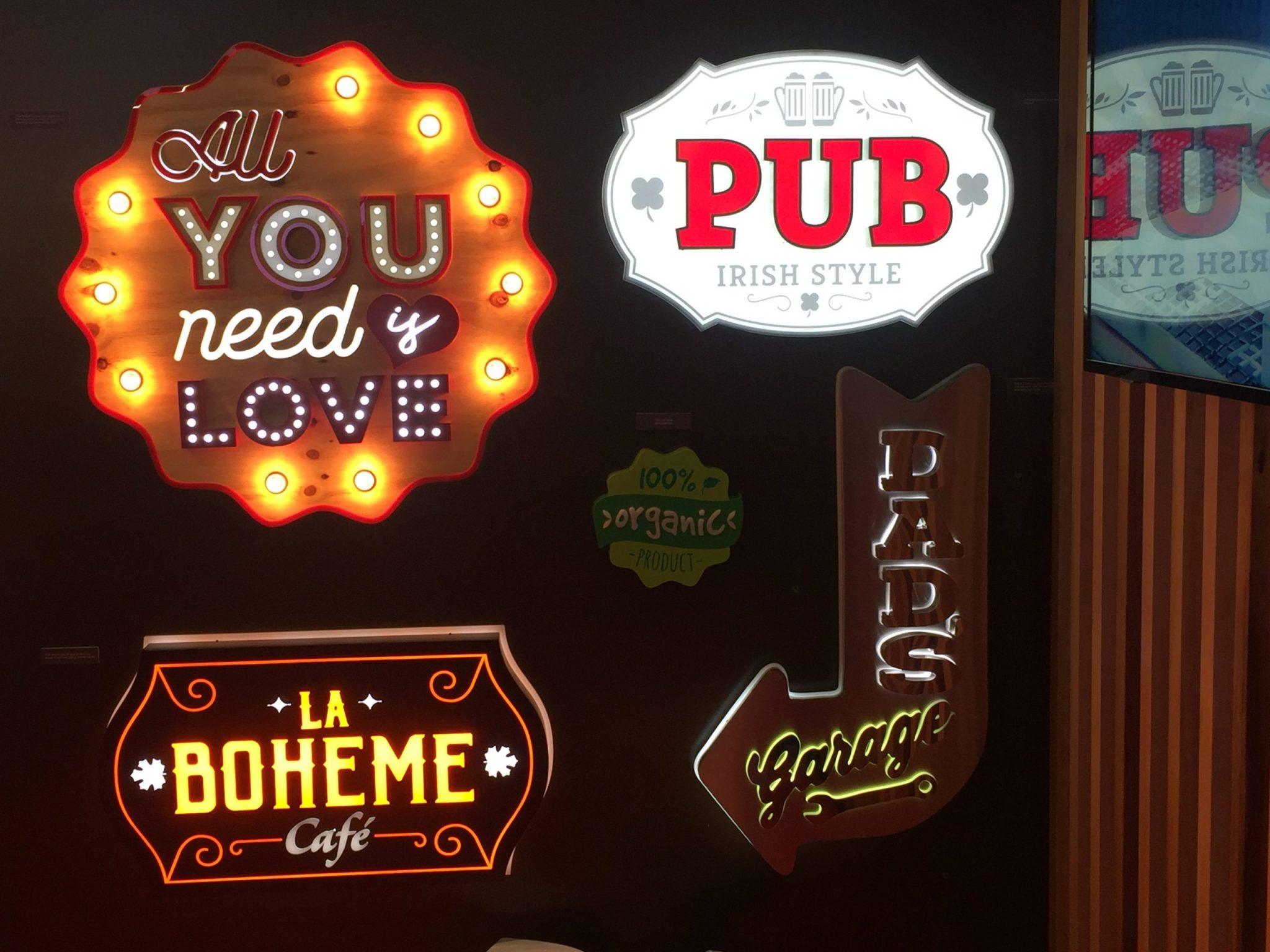 Enseigne led et néon | Web, enseignes, imprimerie