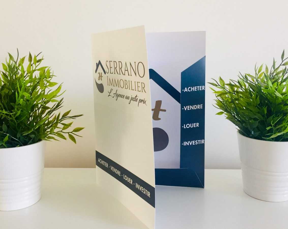 Création de pochettes à rabat | Web, enseignes, imprimerie