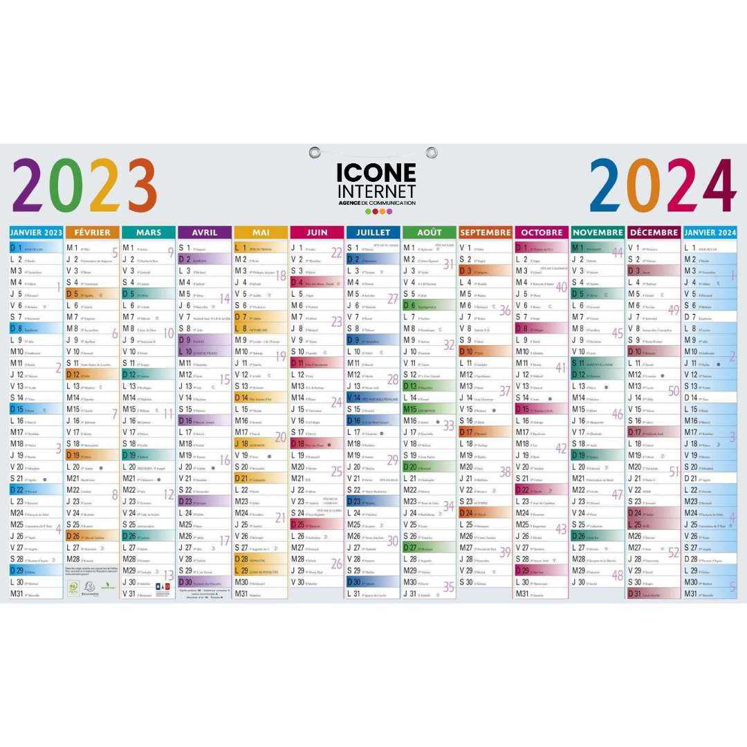 Calendrier de banque personnalisable - Icone Internet