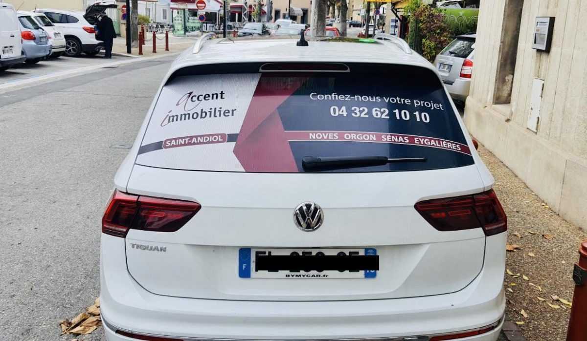 Micro perforé arrière | Web, enseignes, imprimerie