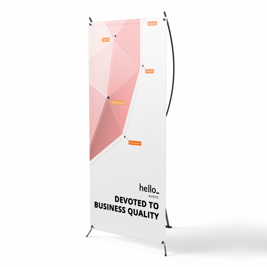 Kakémono X-banners | Web, enseignes, imprimerie