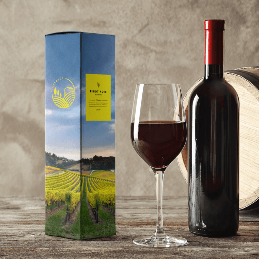 Emballage Bouteille de Vin personnalisable | Web, enseignes, imprimerie