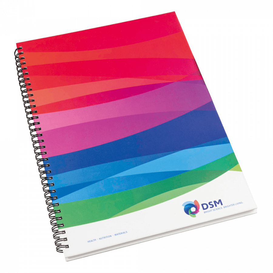 Carnet à spirale A5 avec couverture rigide | Web, enseignes, imprimerie