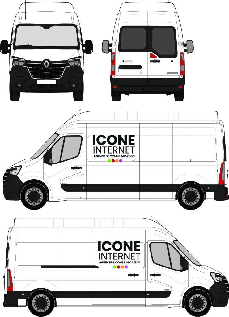 Simulateur flocage Renault Master | Web, enseignes, imprimerie